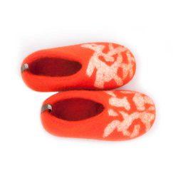 Children's slippers BITS orange - new collection by Wooppers