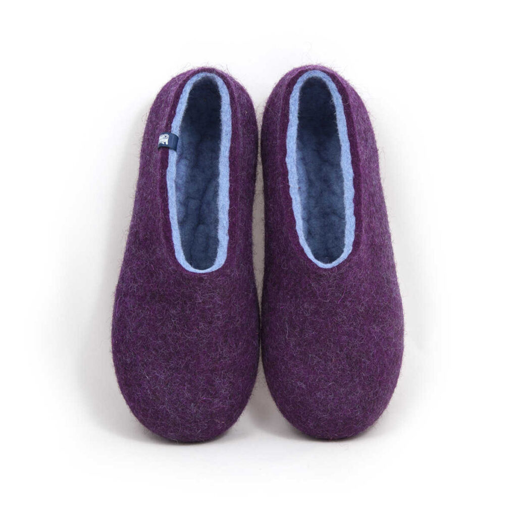 The new purple slippers collection by Wooppers is here